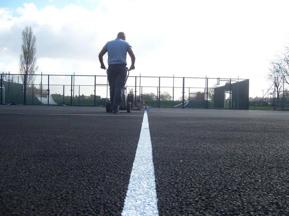 Netball Lines Installer | Thermoplastic Playground Markings